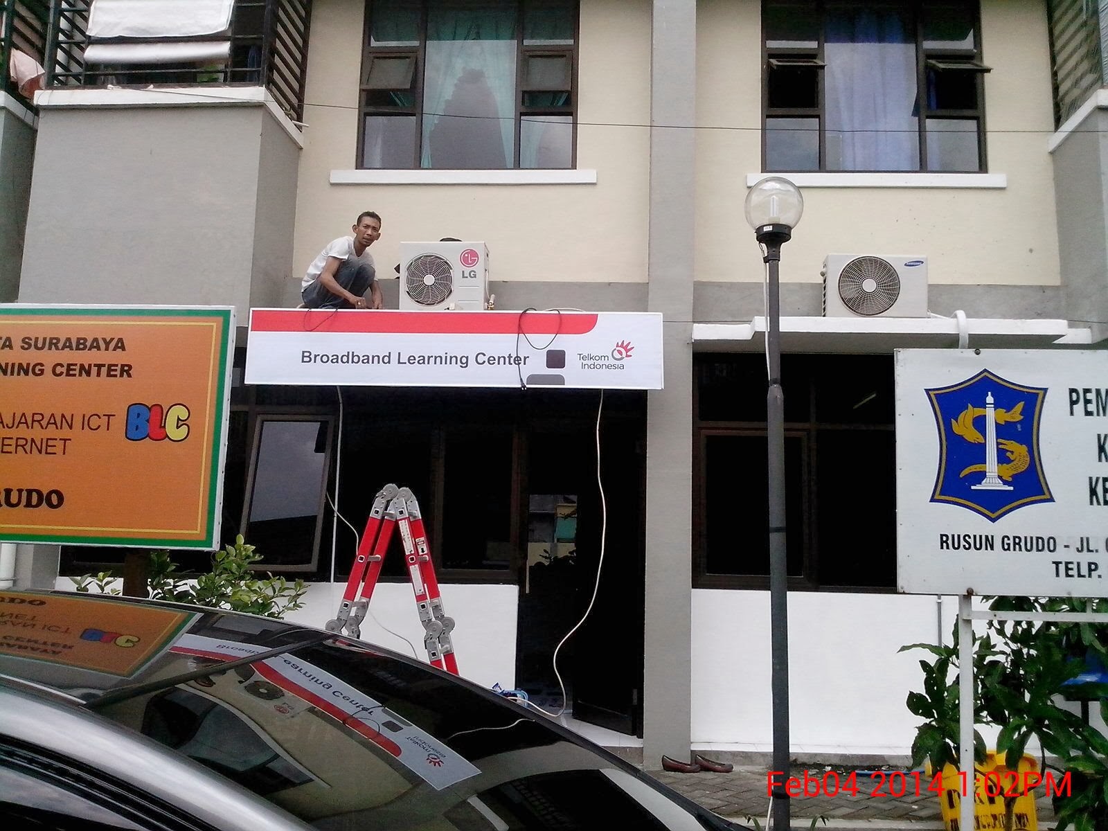 sticker telkom broadband learning center | Cutting Sticker | SURABAYA