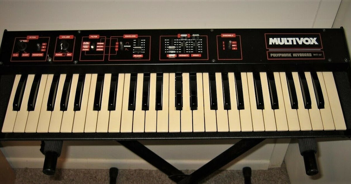 MATRIXSYNTH: Hillwood Multivox MX-65 Polyphonic Analog Synthesizer SN ...