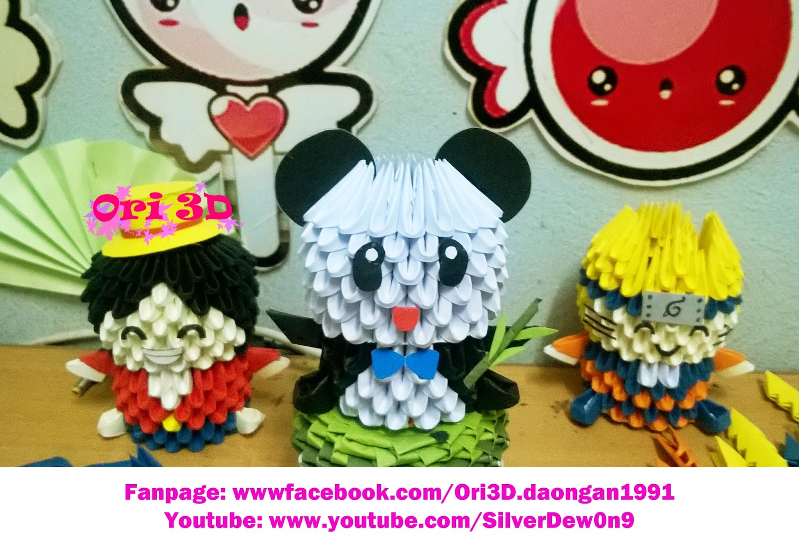 Ori 3D : Tutorial Panda 3D Origami