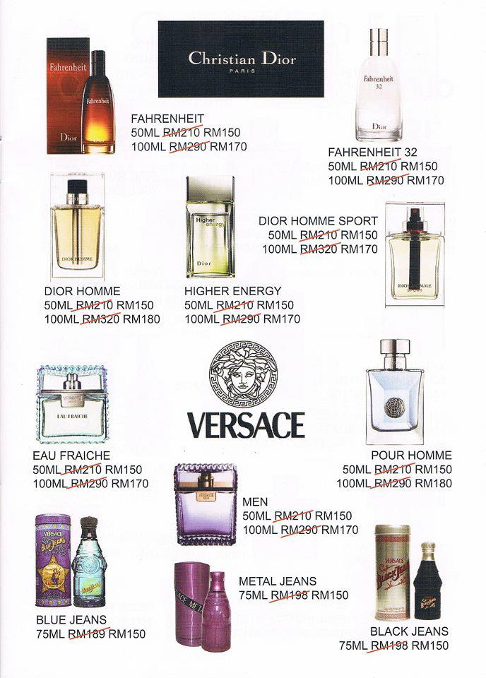 FaiCreation Aromatic Perfumes: KATALOG ORIGINAL REJECT PERFUME