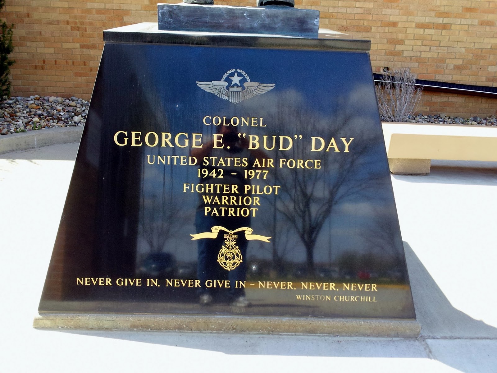 History and Culture by Bicycle: Colonel George E. "Bud" Day Statue