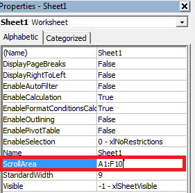 YasserKhalil Excel Lover: تحديد مدى التنقل أو التصفح في ورقة العمل ...
