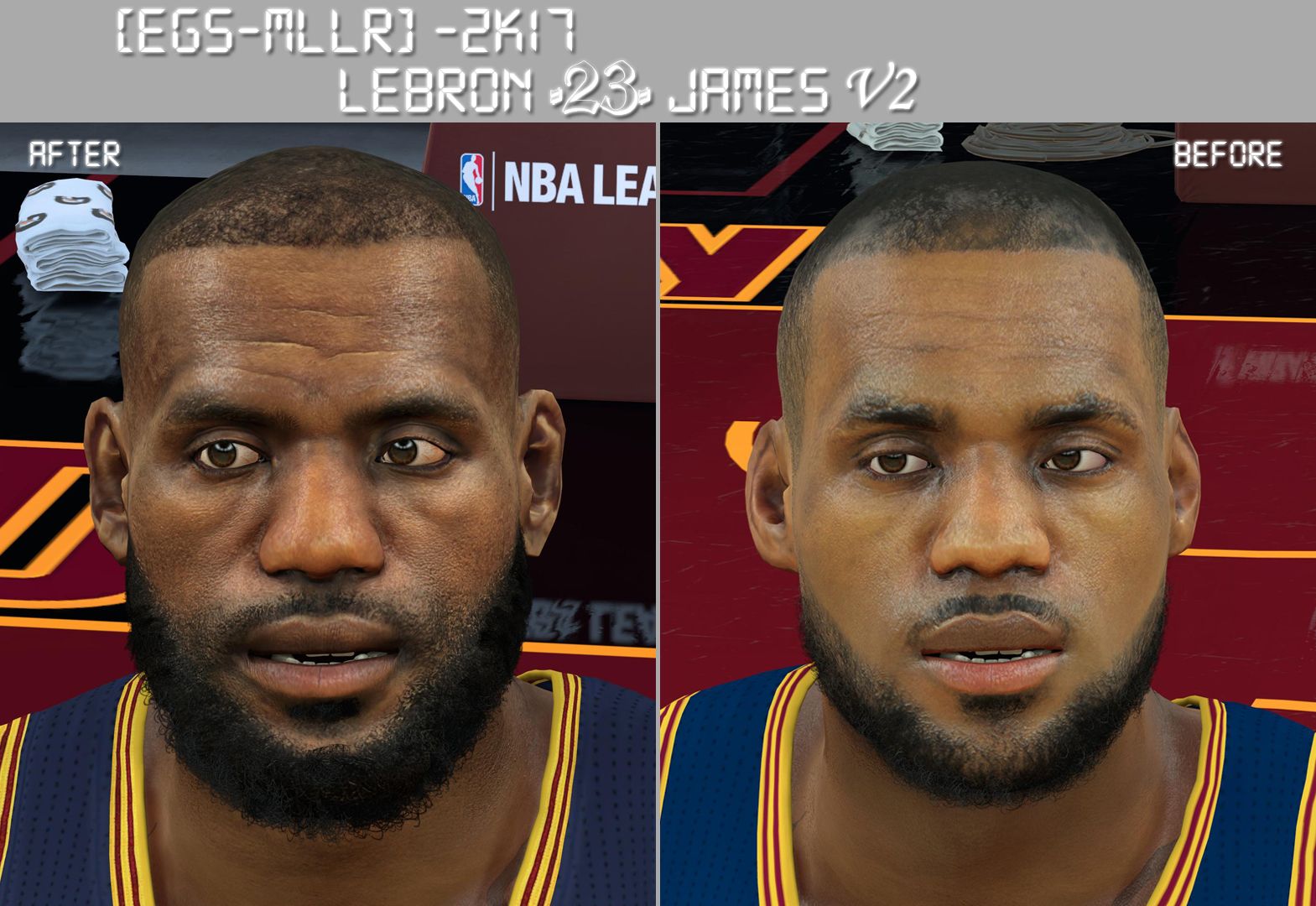 Elevese39s Lebron James Hd Nextgen Cyberface V3 Released Cleveland ...