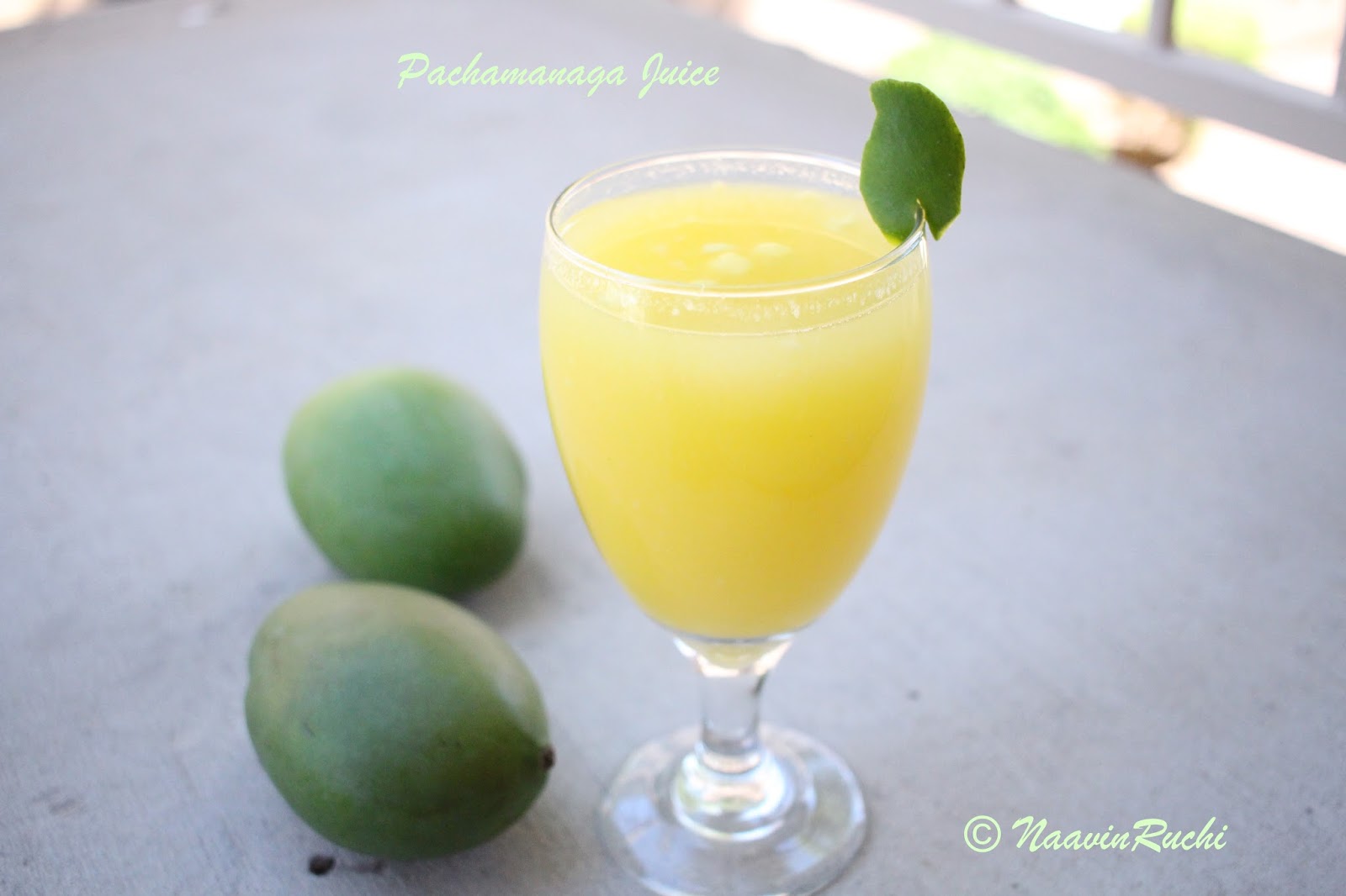 Pacha Manga Juice (Raw Mango Juice)