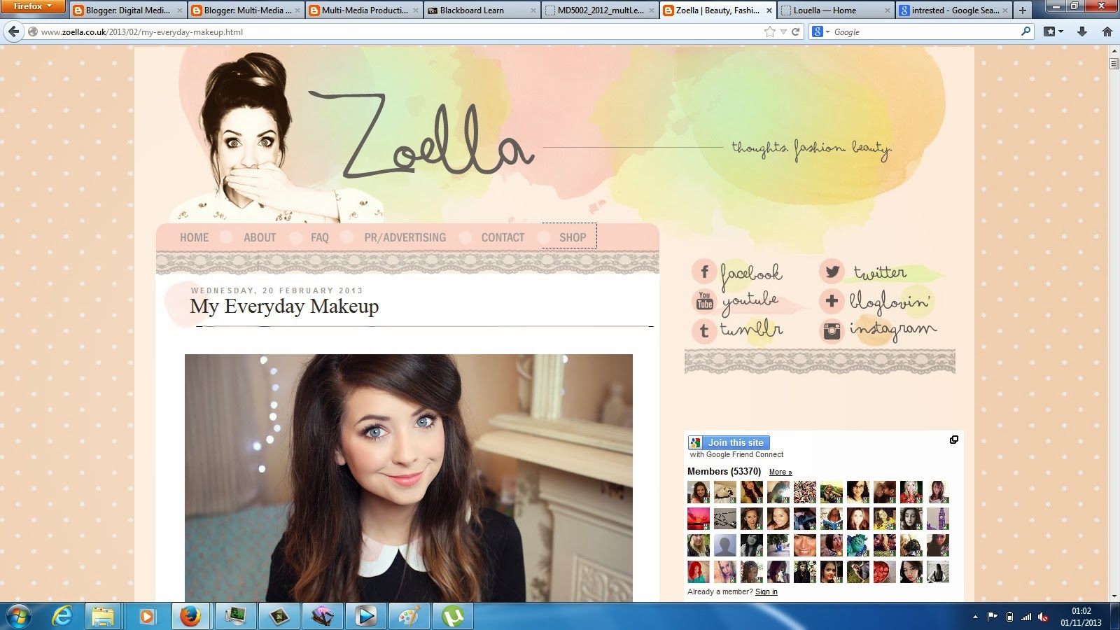 Multi-Media Production : Research: Websites