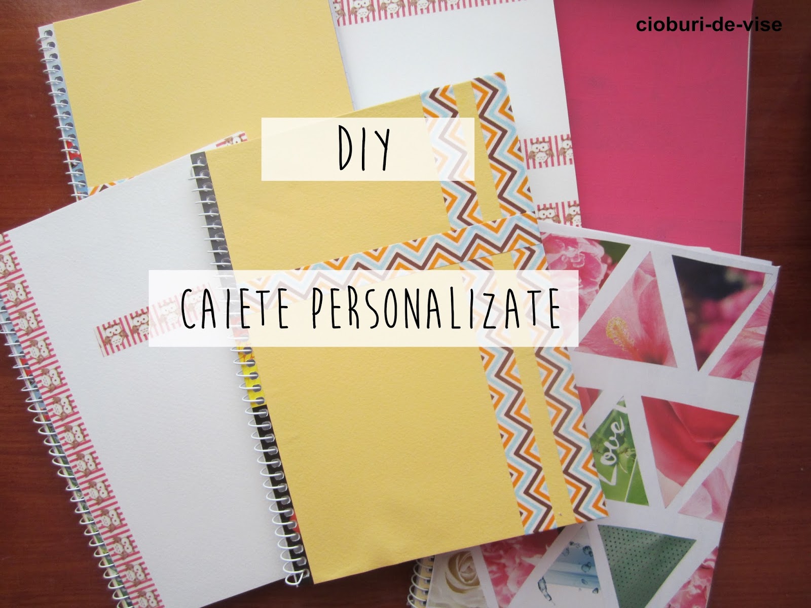 Crafting G: DIY | Caiete Personalizate I