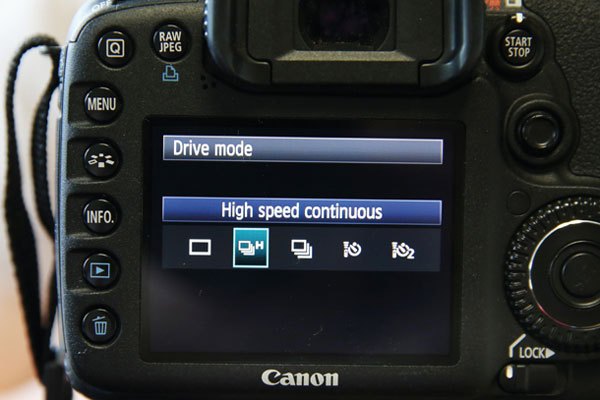 Camera Settings - Drive Mode: Single, Continuous, Remote and Timer ...