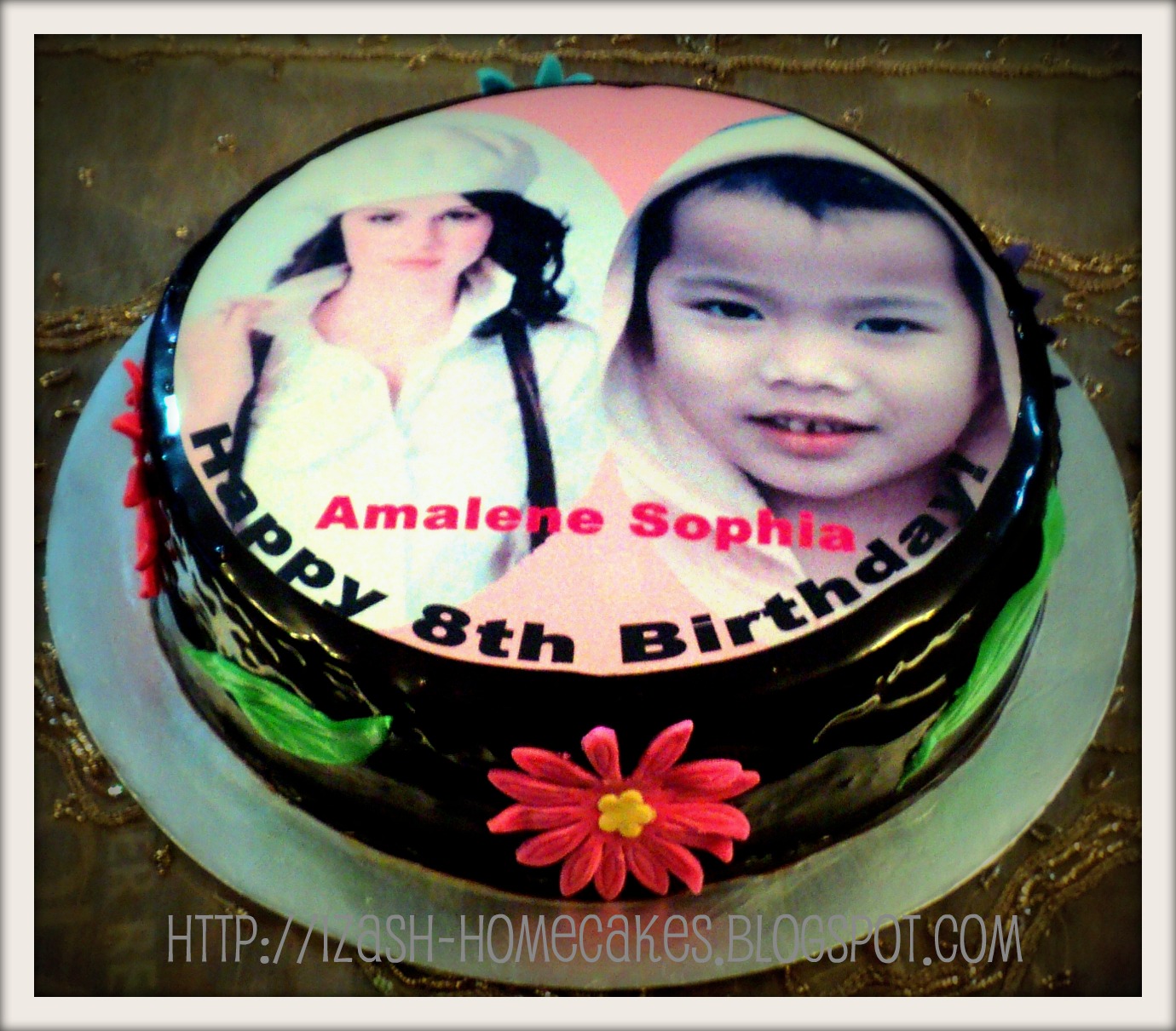 izash-homecakes: Aliza, Tq... Sophia & her Fav Artist Selena Gomez Bday ...