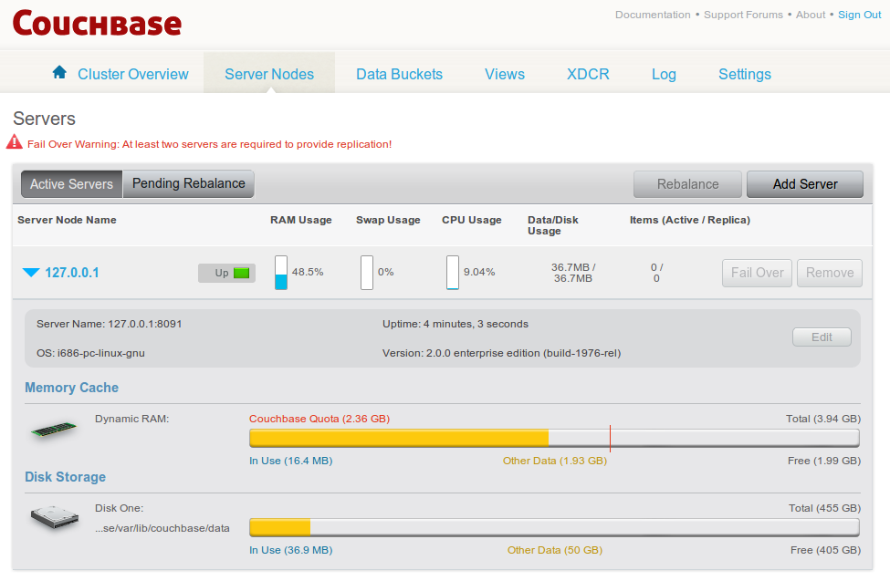 [Couchbase] Couchbase 介紹 - Server - 2