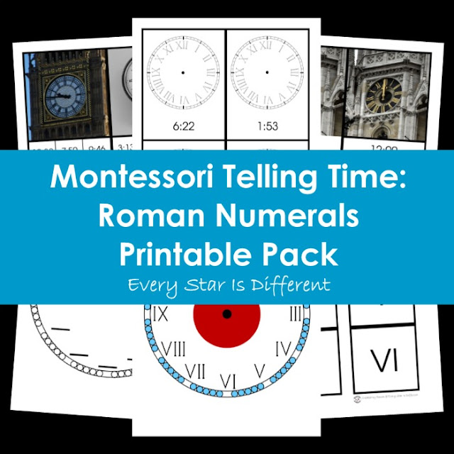 Every Star Is Different: Montessori Telling Time: Roman Numerals ...
