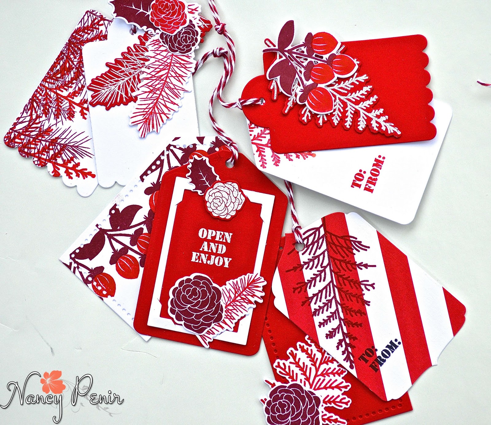 artful notions: Double Layer Tags