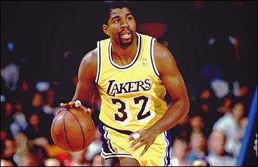 Earvin Johnson Jr. 매직존슨 커리어 ~ Magazine Basketball