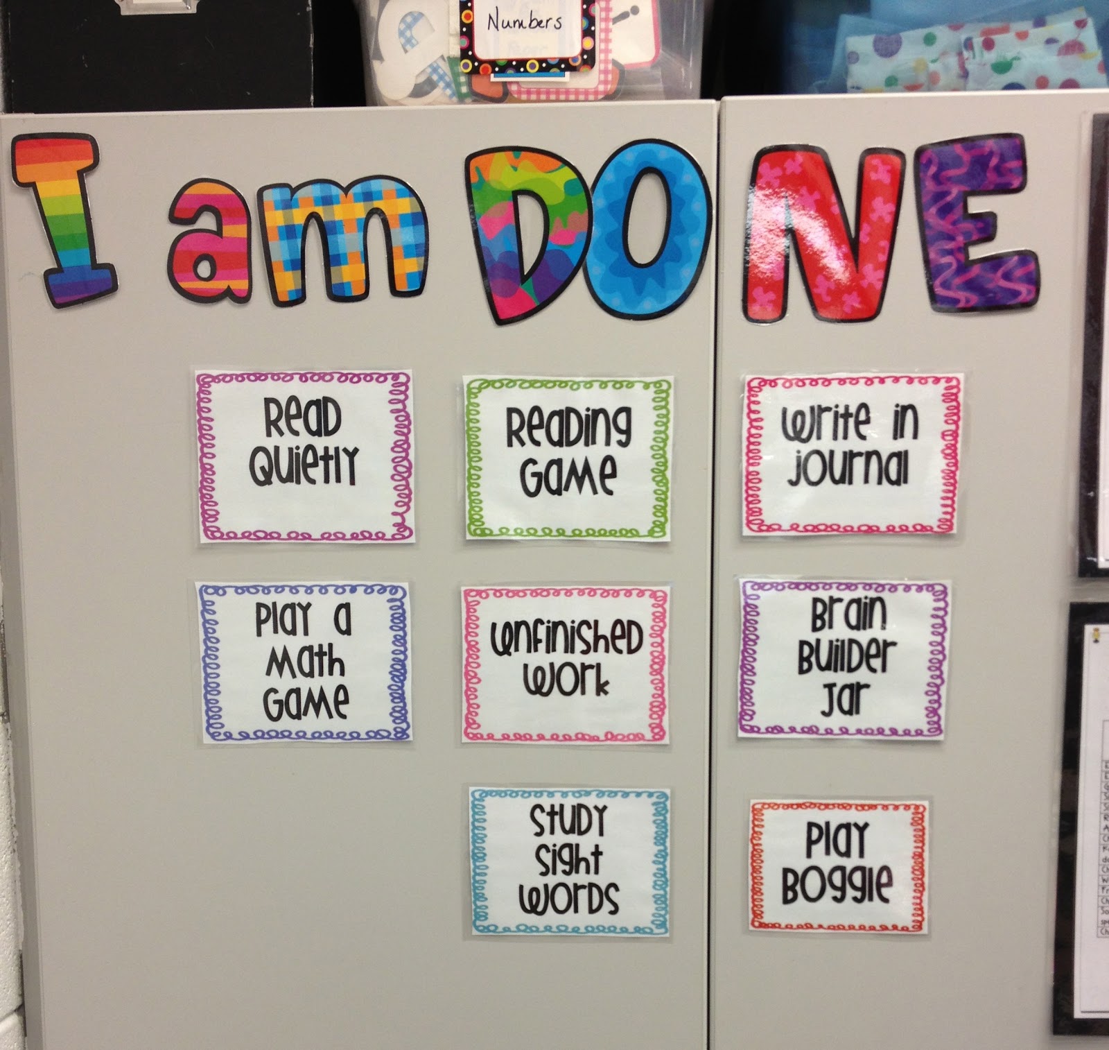 Table Talk with C and C: Early Finisher Board