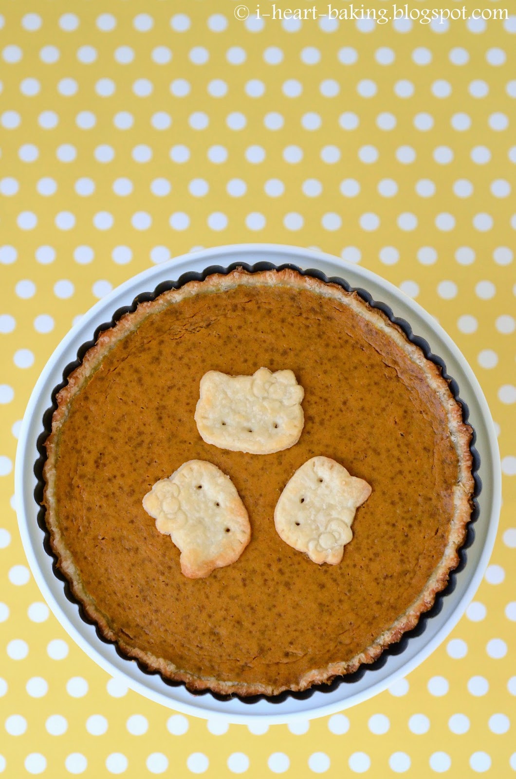 i heart baking!: hello kitty pumpkin pie