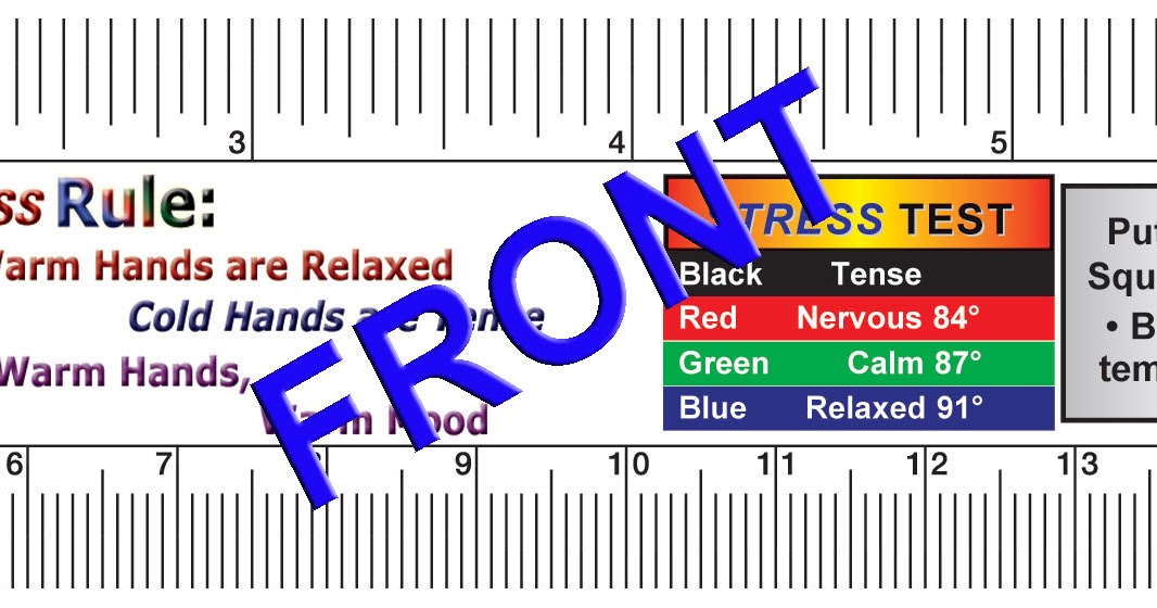 Stress, Anxiety, Biofeedback, Relaxation Skills: Stress Ruler or Mood ...