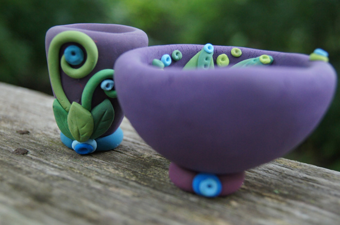 artyful: Model Magic Pinch Pots