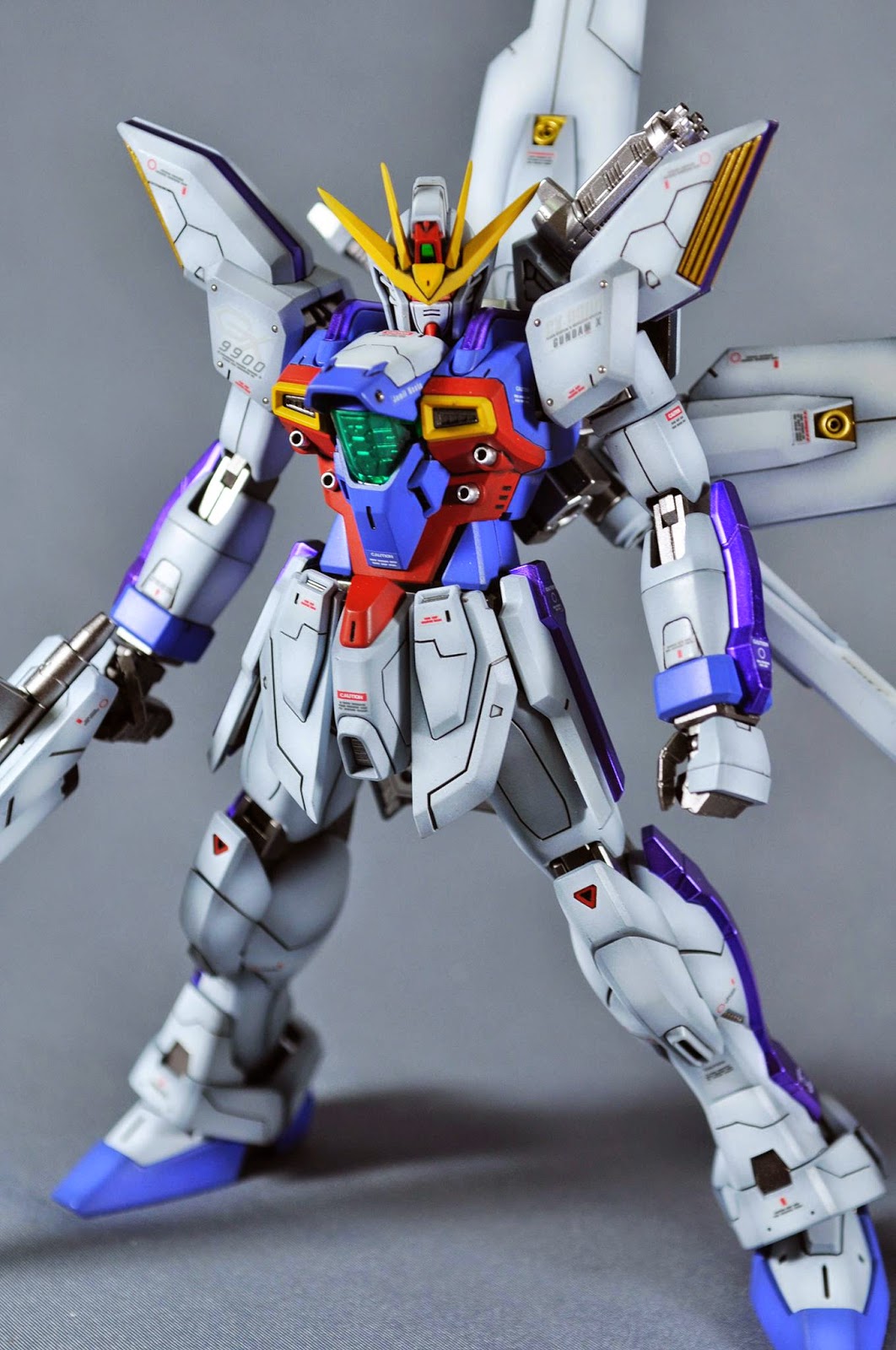 GUNDAM GUY: MG 1/100 GX-9900 Gundam X - Customized Build