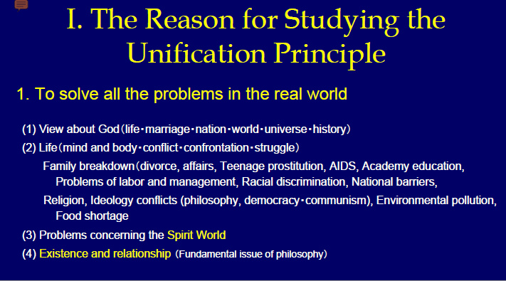 The Divine Principle: Weekly Bible Study: Divine Principle Introduction