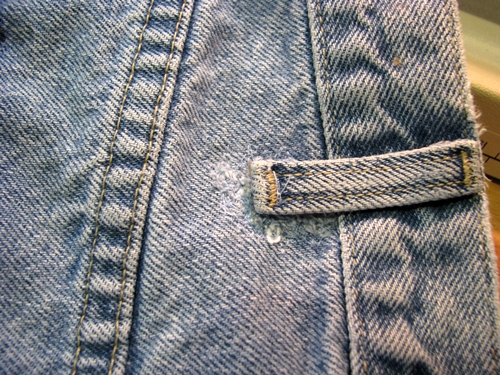 Carpe Lanam: Darn Those Jeans! - my first tutorial