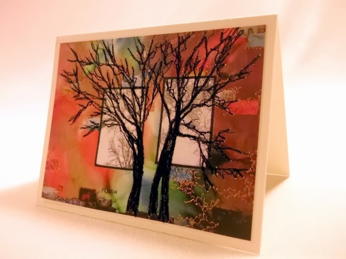 Michelle Dobrin Art ... aka MDthreads: Thread-Sketched Cards