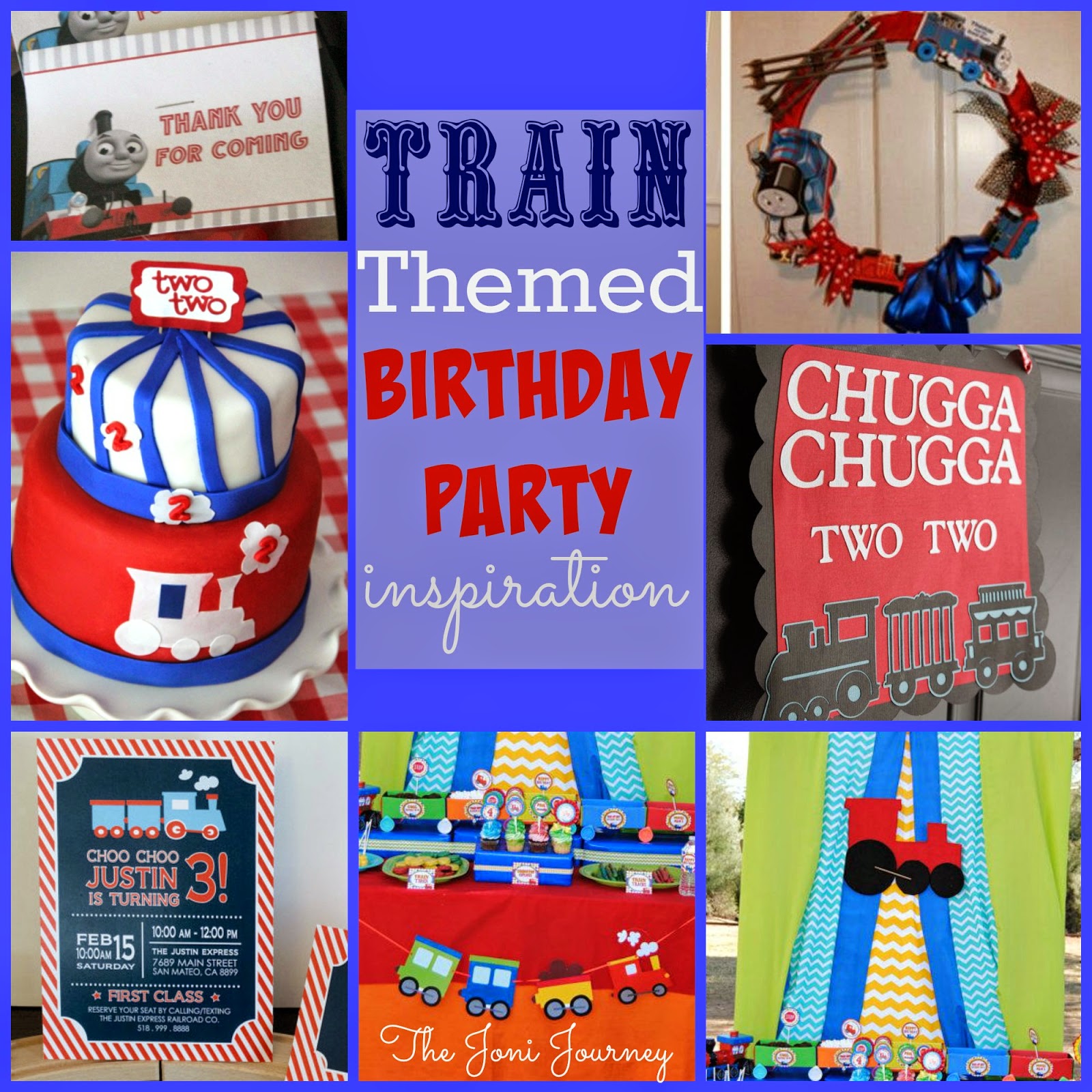The Joni Journey: Toddler Train Birthday Party Inspiration