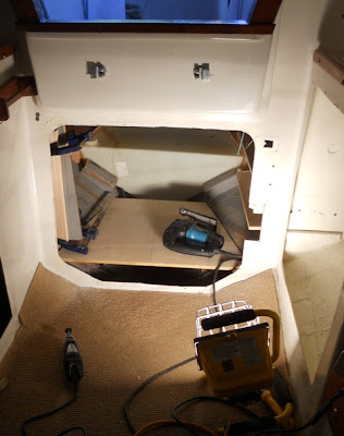 Ericson 25, Oystercatcher: Lazarette Modifications, Part 2: New Hatches