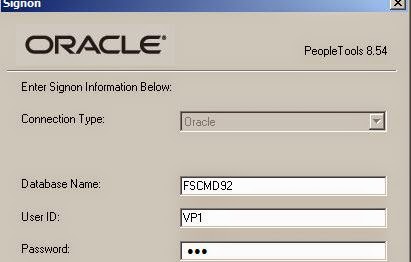 Fluid PSADMIN: Peoplesoft Login Process