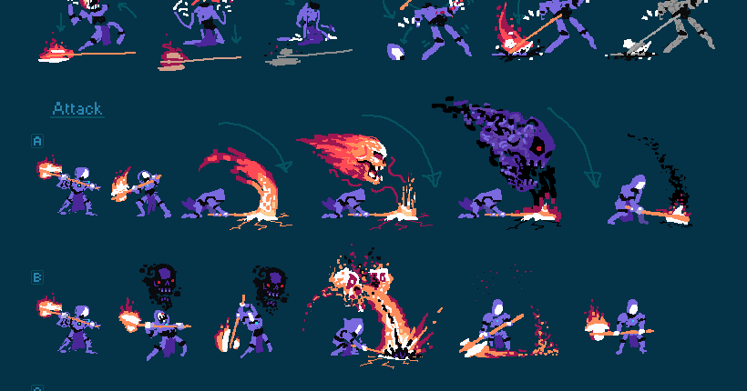 Pixel Piledriver!: Duelyst Animation Process Thoughts