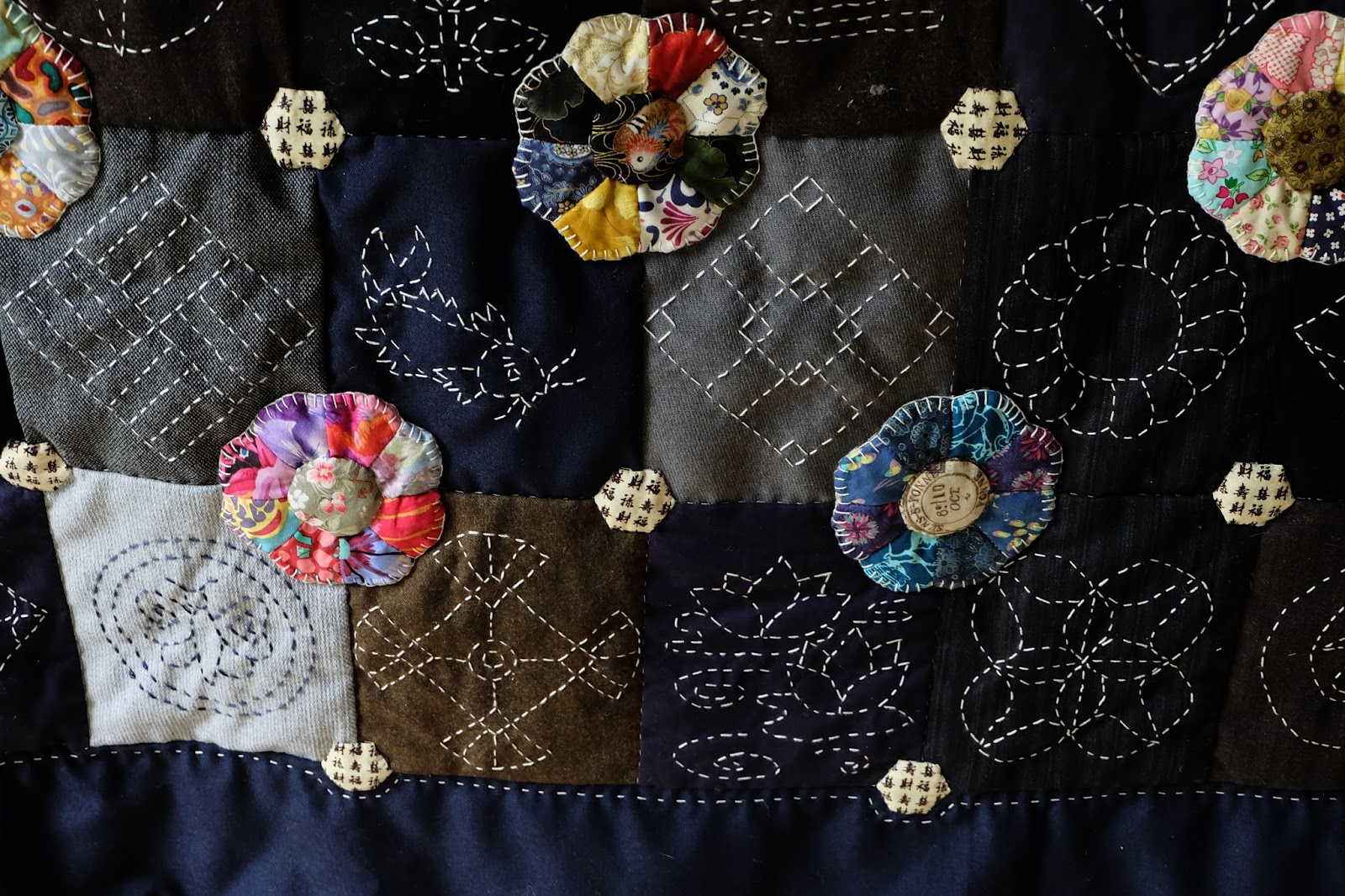 susis quilts: sashiko quilt