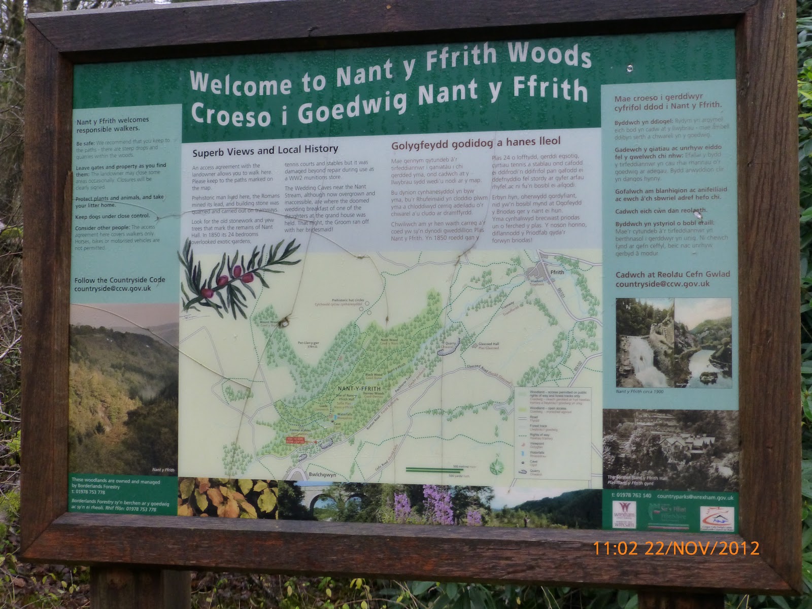 Harris Hikers: Nant y Ffrith (2) 22 nd November 2012