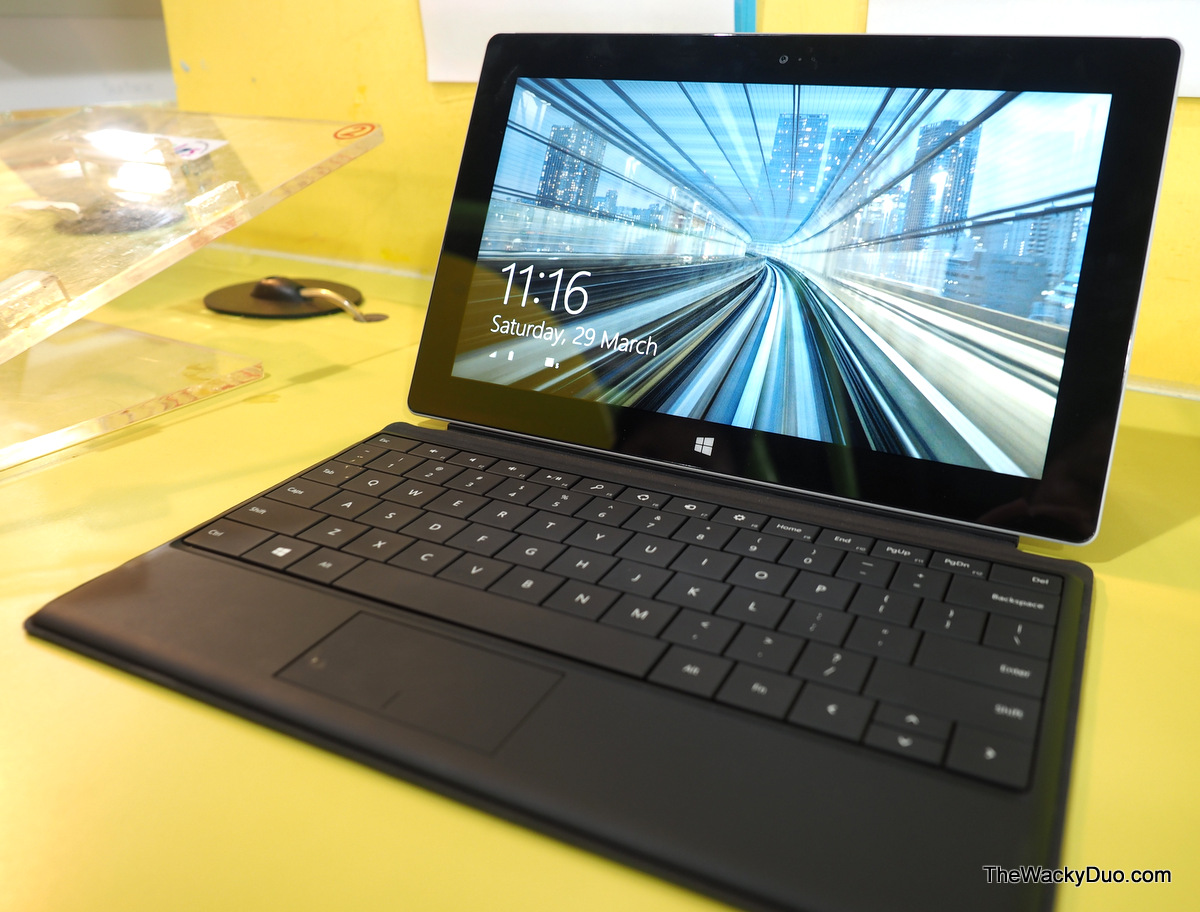 Microsoft Surface 2 launch in Singapore! - TheWackyDuo.com - Singapore ...