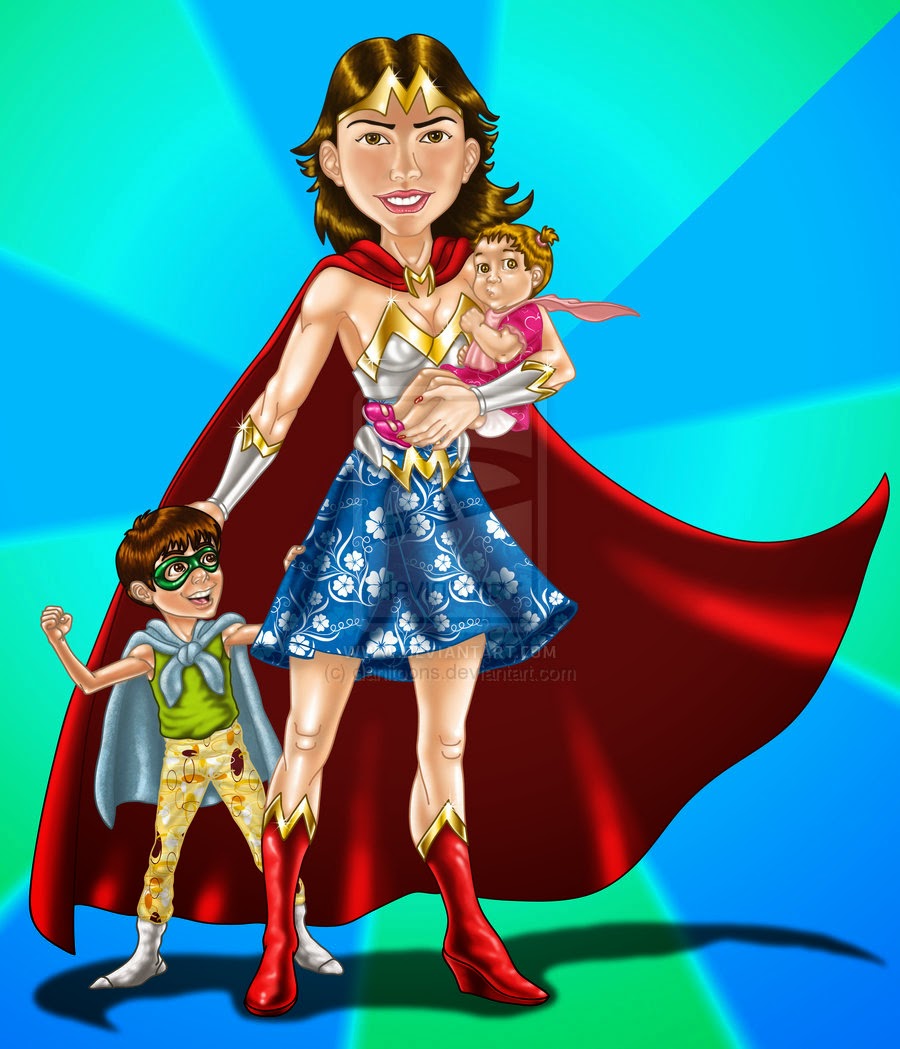 My Colorful Life: SUPER MOM WANNABE...
