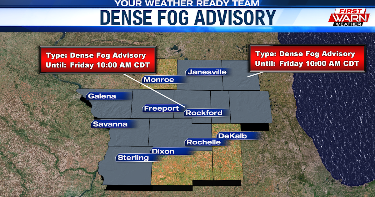 First Warn Weather Team: Dense Fog Advisory