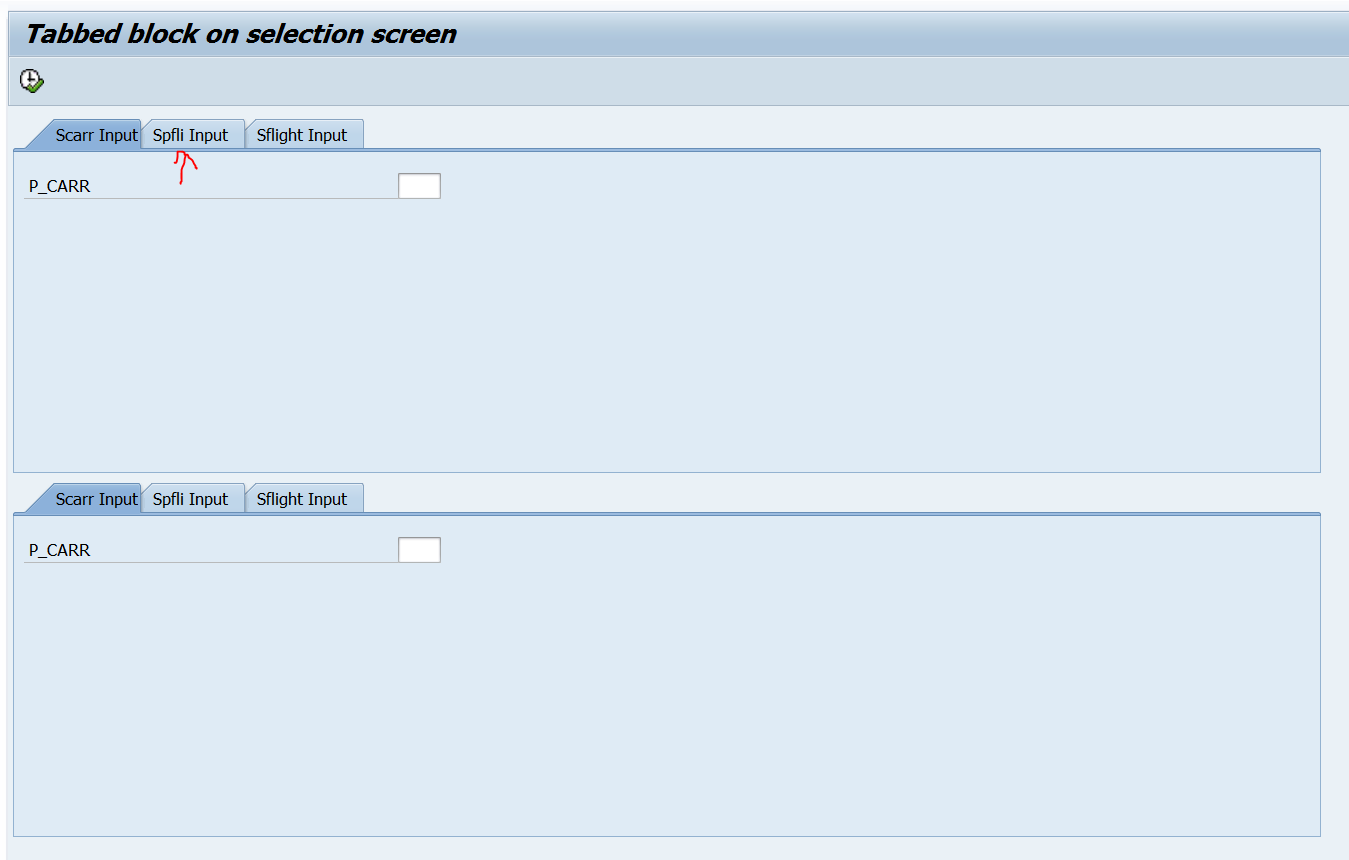 TECHSAP : Tabbed Block at Selection-screen