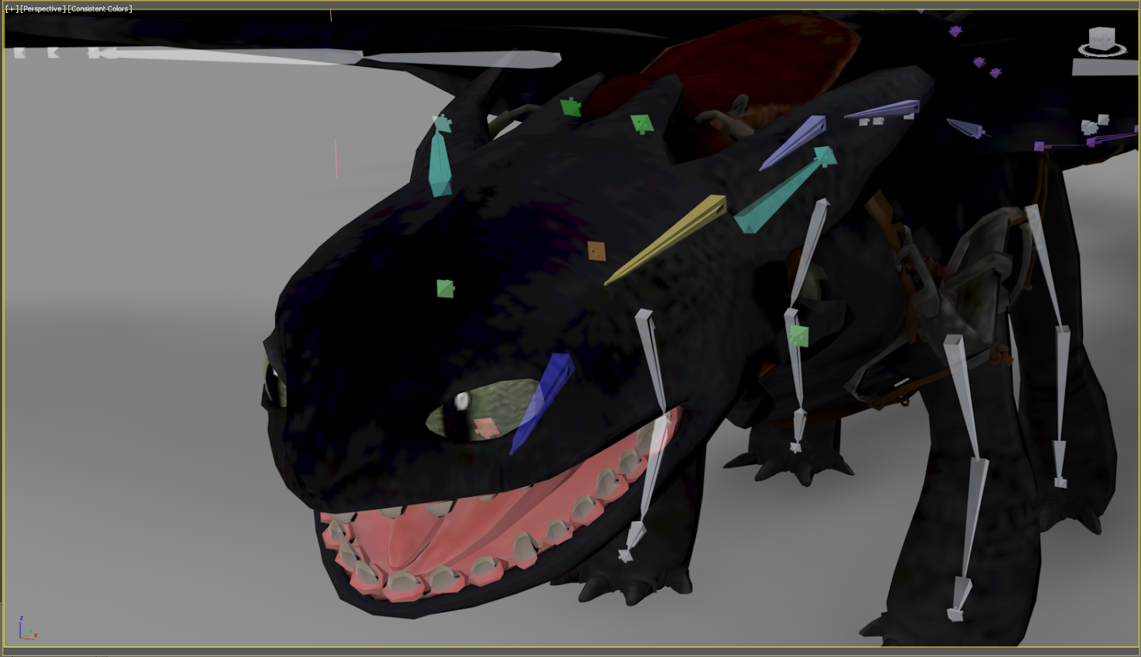 Mr.NightFury's blog: Updated Toothless model