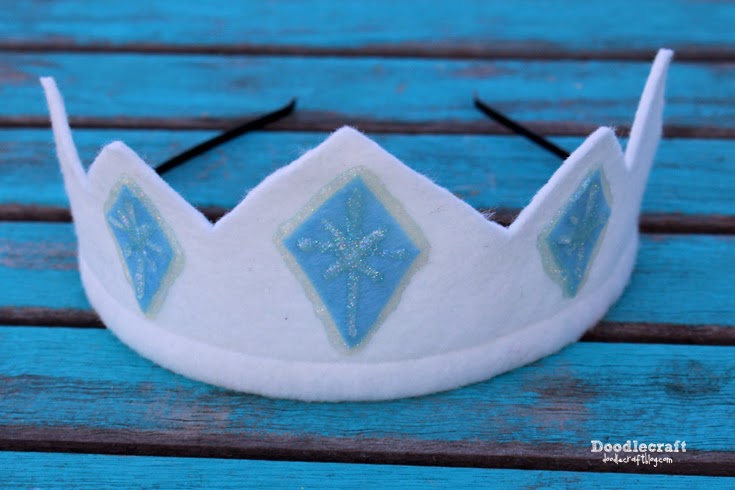Ice Princess Felt Tiara!