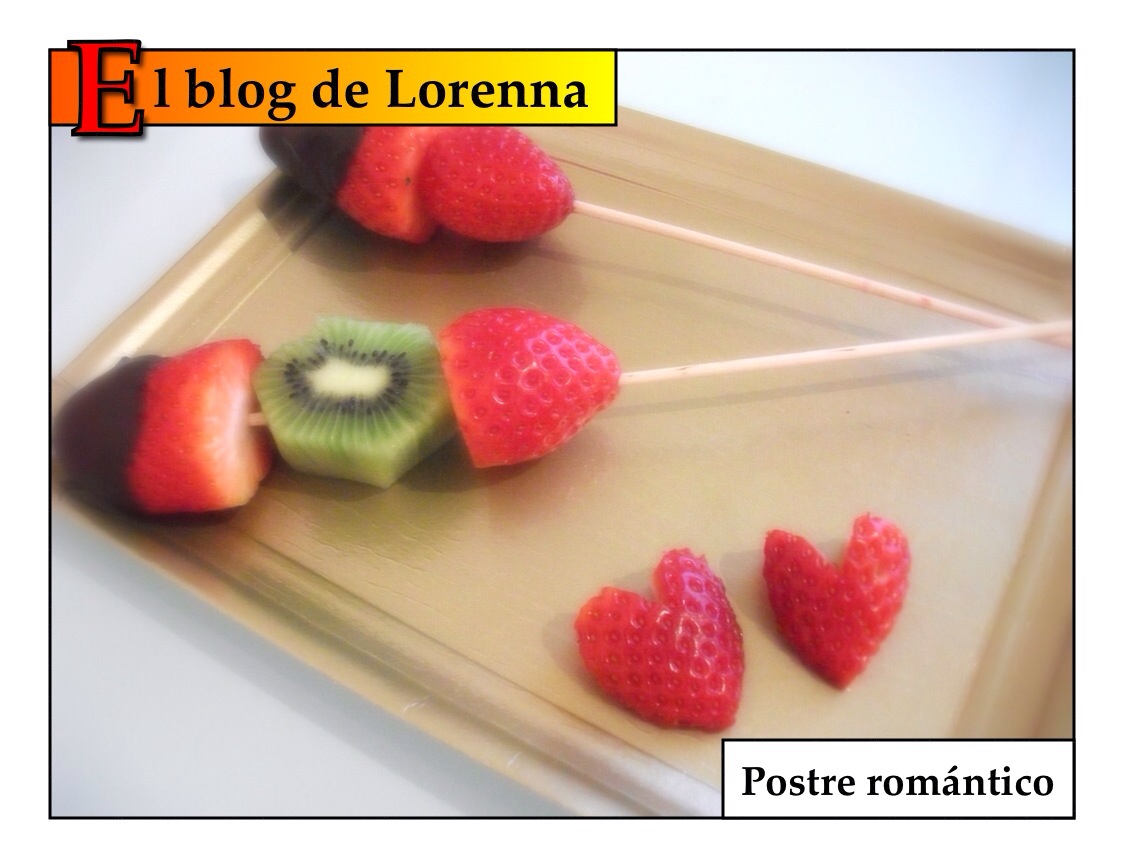 El blog de Lorenna: Postre romántico