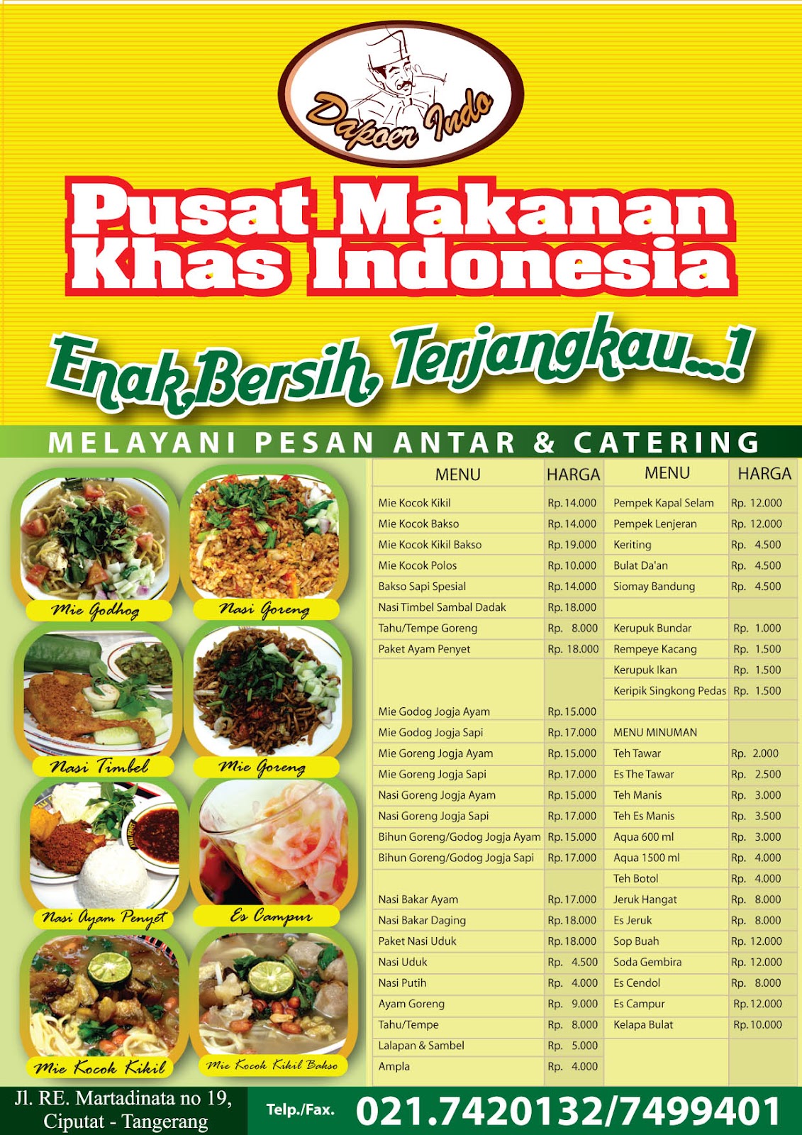Design Menu Makanan, Flyers, Brosur, Voucher - Jasa Desain Jakarta ...