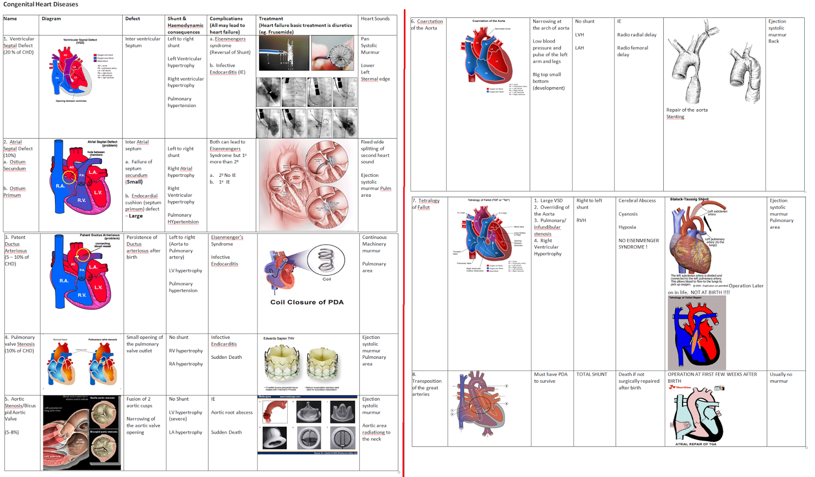 Medical Concept maps : Cardiovasular System