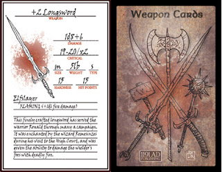 1191 AD Publishing: Weapon Cards