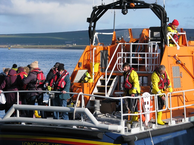 Life on (nearly) a Small Island: RNLI Longhope Lifeboat - annual visit ...
