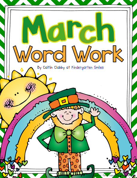 Kindergarten Smiles: Word Work: Make Your Life Easier ;)