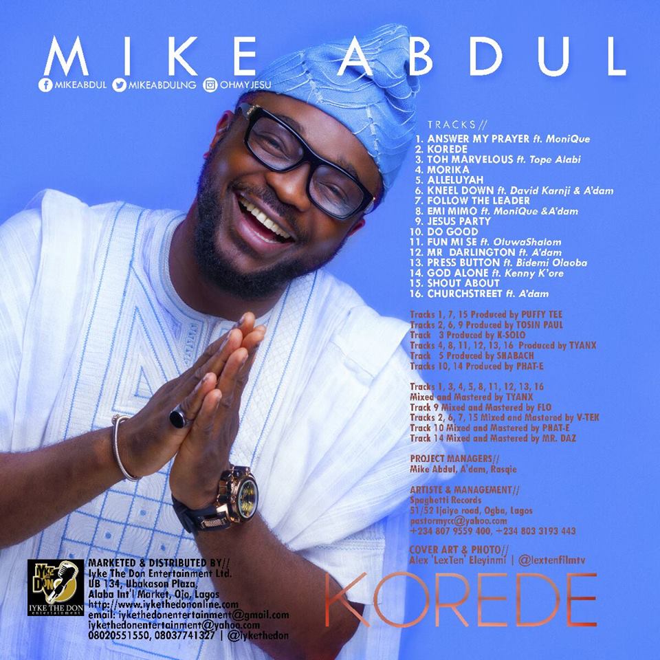 Download Gospel Music: Mike Abdul ft Tope Alabi - Toh Marvelous (Alu Jo ...