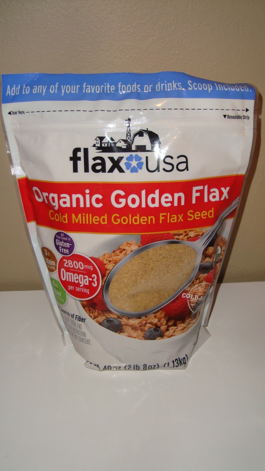 Trying To Go Green: FlaxUSA Milk & Golden Flax