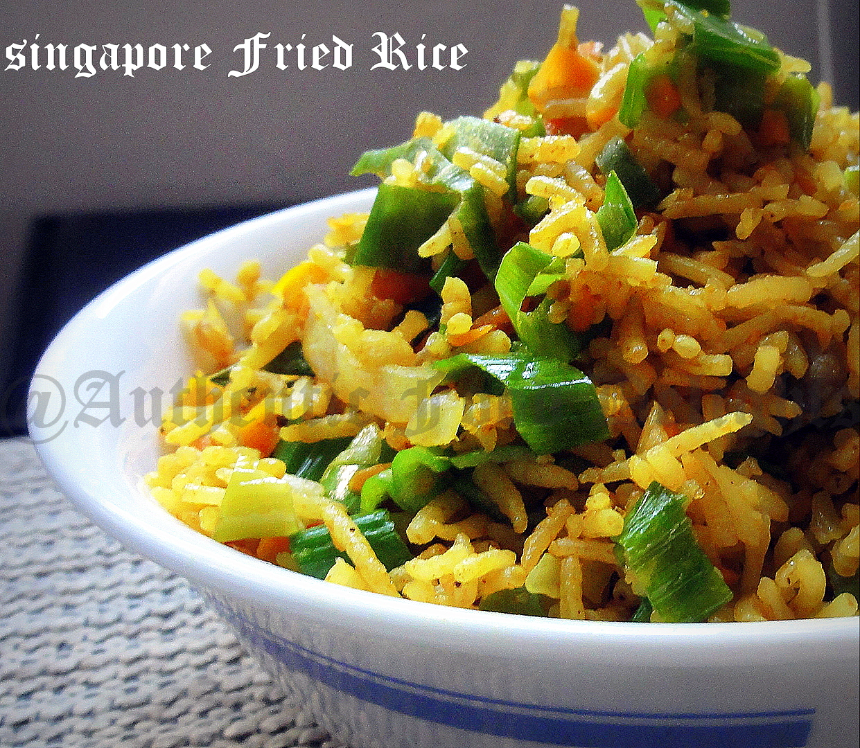 Authentic Food Delights: Singapore Fried Rice