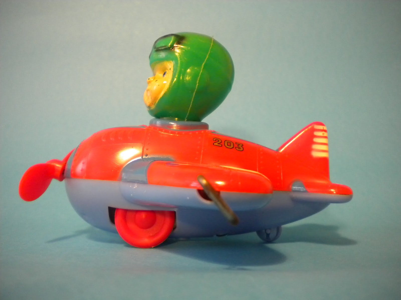 Juguetes Jugados Murcianos: Temático: Avión a resorte de La Mecánica Ibense