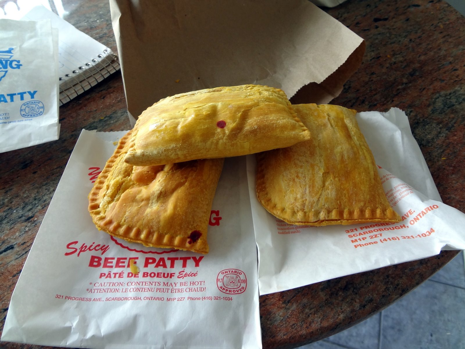 Jamaican Mild Beef, Spicy Beef, and Chicken Patties : r/RedditDayOf