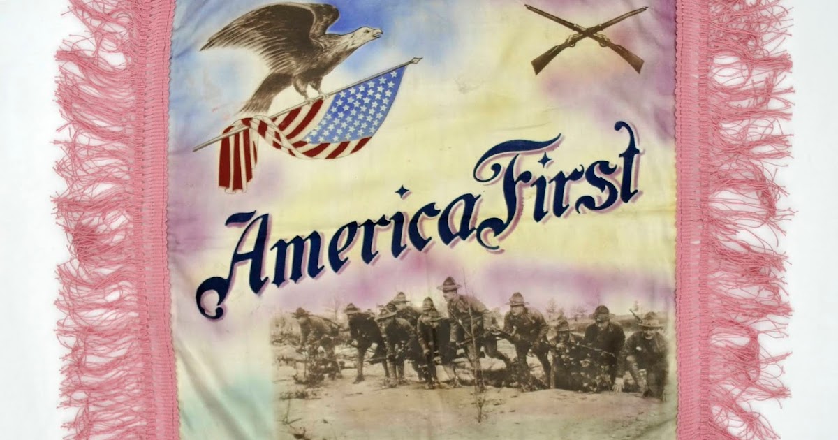 Quilts and Musings: "America First" slogan