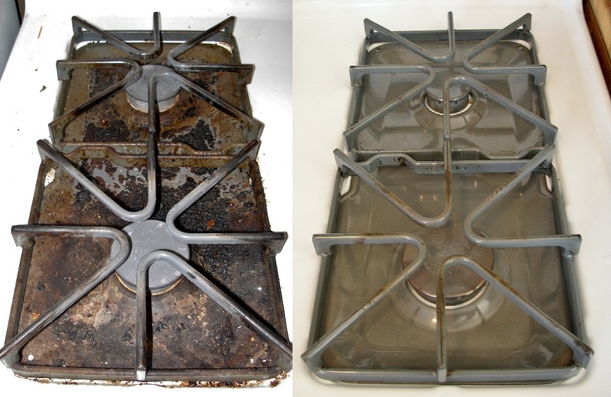 A Messy Kitchen Stove Top Solution