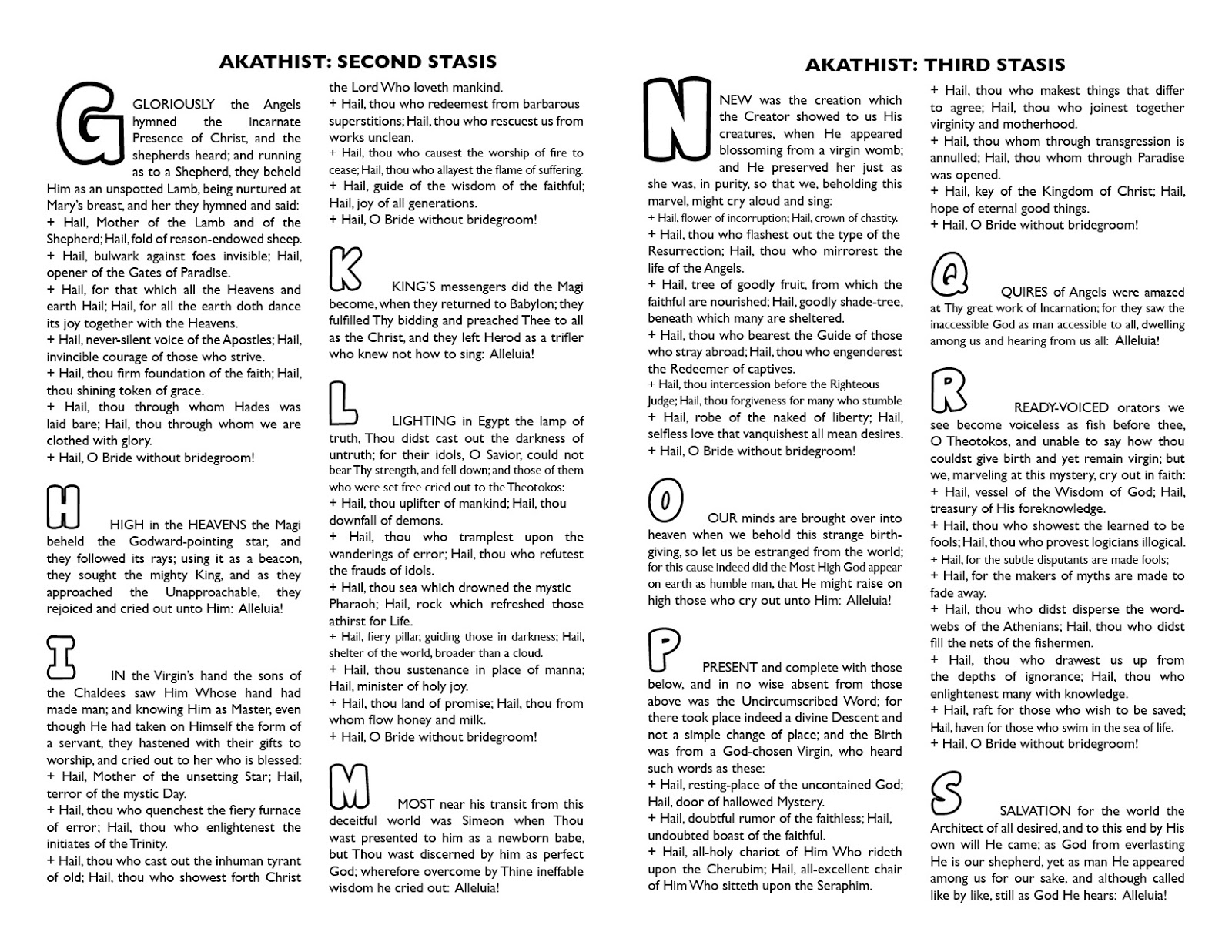 Many Mercies: Akathist Printable